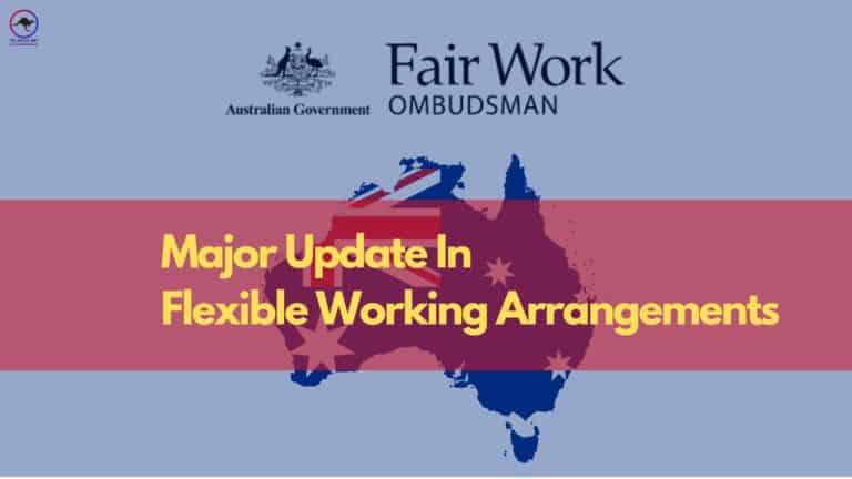 Major Update In Flexible Working Arrangements Law Australia